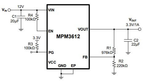 MPM3612 Switching Voltage Regulators - MPS | Mouser